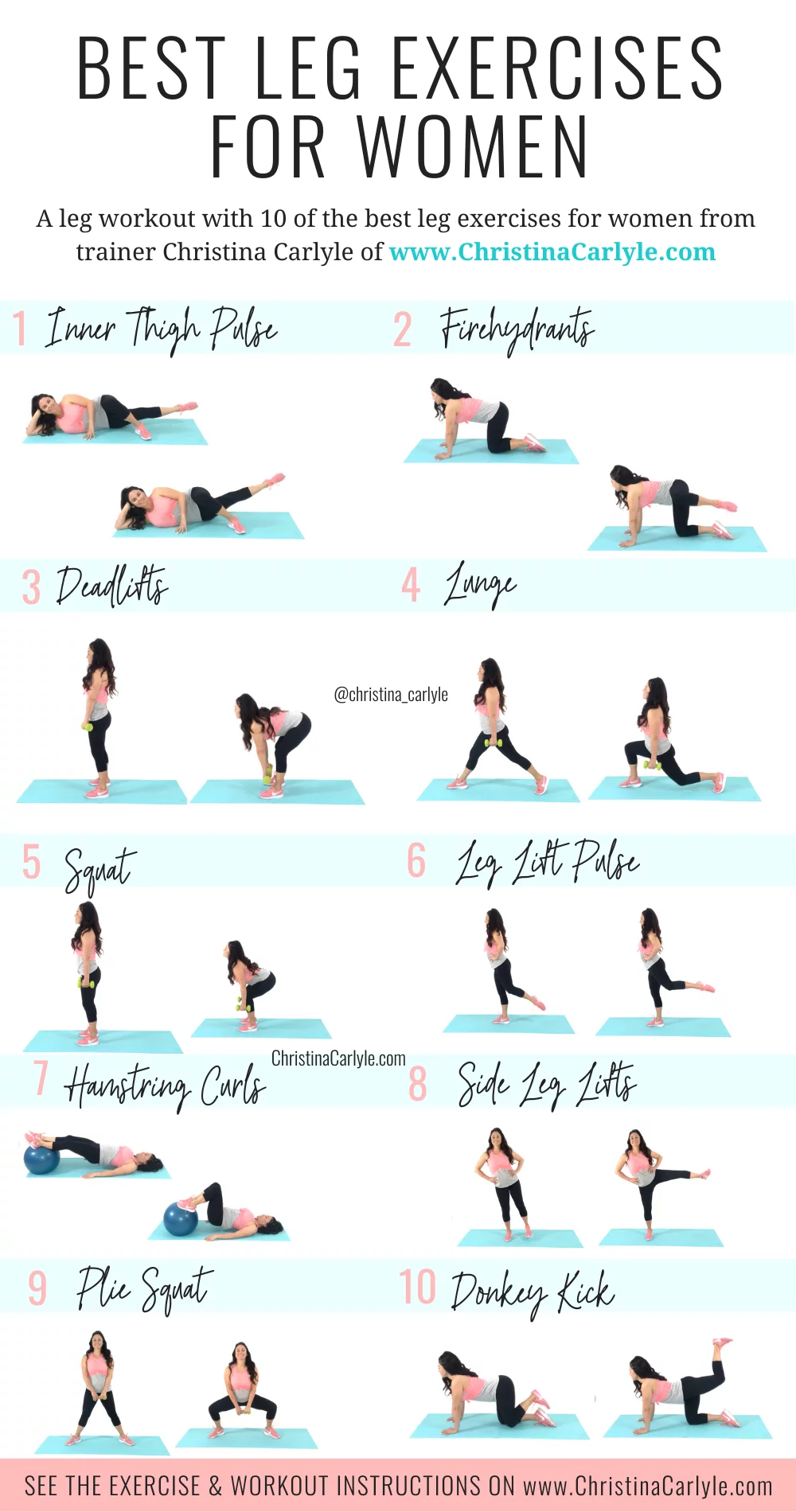 The Best Leg Exercises For Women That Want Tight Toned Legs