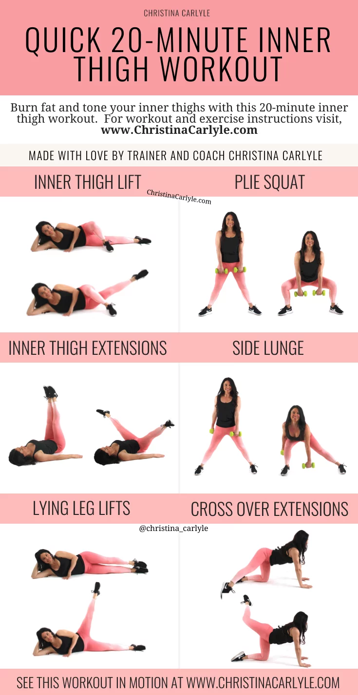 20 Minute Inner Thigh Slim Down Workout for Tight, Toned Thighs 20 Minute Inner Thigh Slim Down Workout for Tight, Toned Thighs