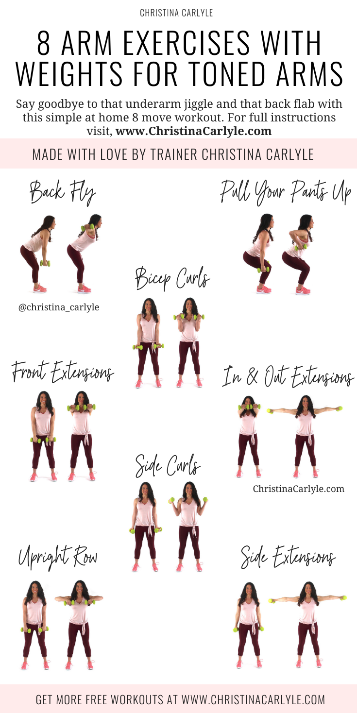 Arm Exercises With Weights For Tight Toned Arms Christina Carlyle Arm Exercises With Weights For Tight Toned Arms Christina Carlyle