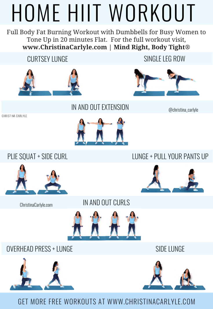 HIIT Workout At Home Burn Fat Quickly At Home Dr Christina Carlyle