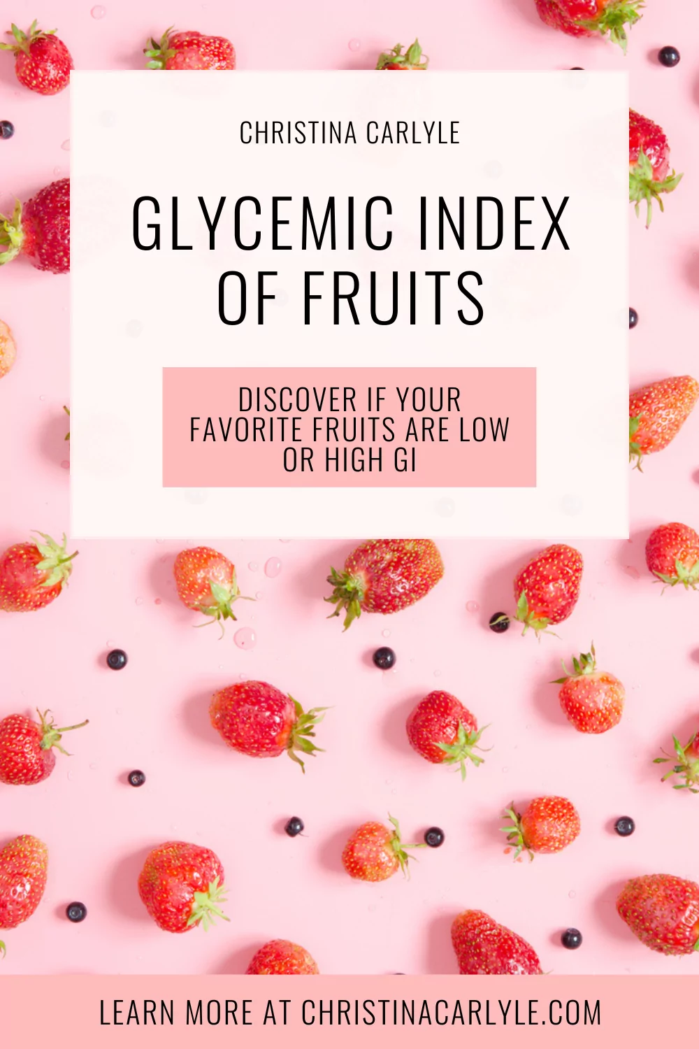 Low Glycemic Fruit Christina Carlyle