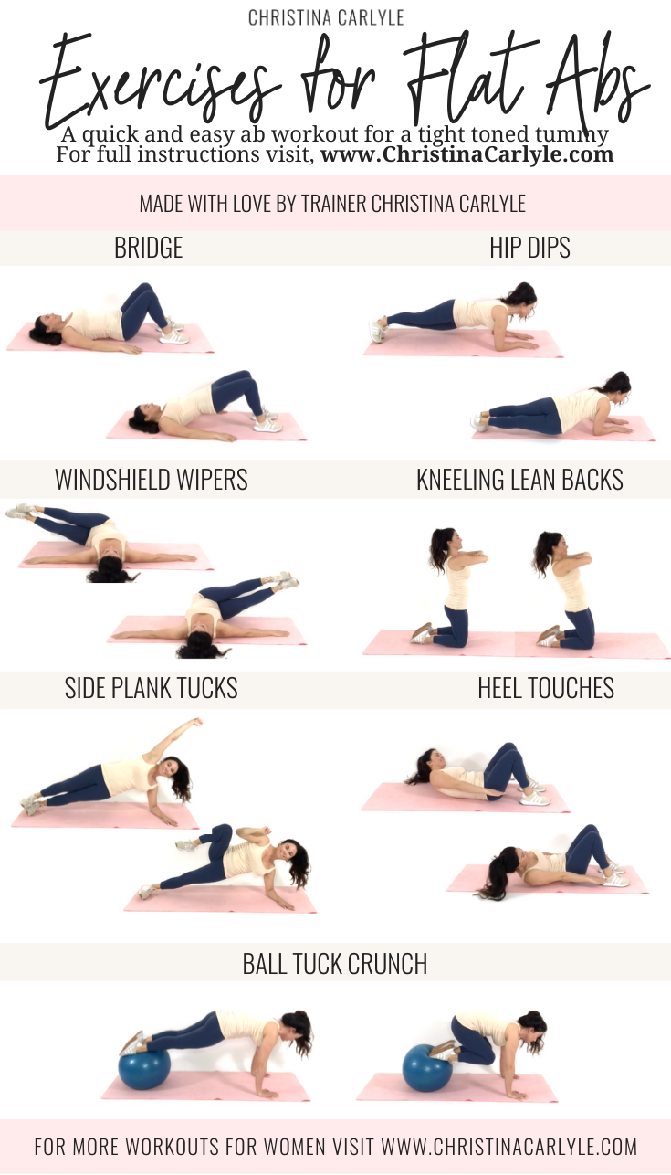 The Best Ab Exercises For Women That Want A Flat Toned Tummy The Best Ab Exercises For Women That Want A Flat Toned Tummy