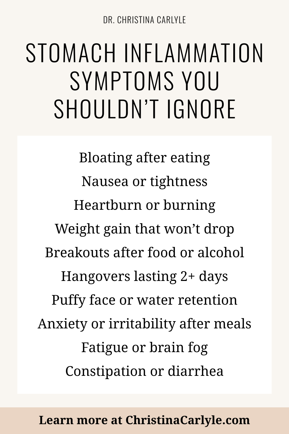 Stomach Inflammation Symptoms You Shouldn’t Ignore